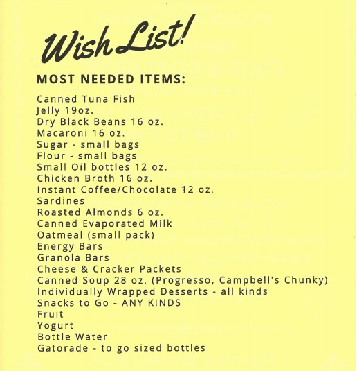 St. Cecilia-St. Gabriel Food Drive – The Parish of St. Cecilia-St. Gabriel
